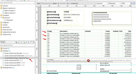 blank lines in detail designer upland ol user community