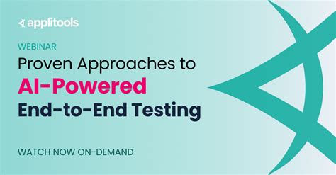 Proven Approaches To Ai Powered E2e Testing Ai Powered End To End