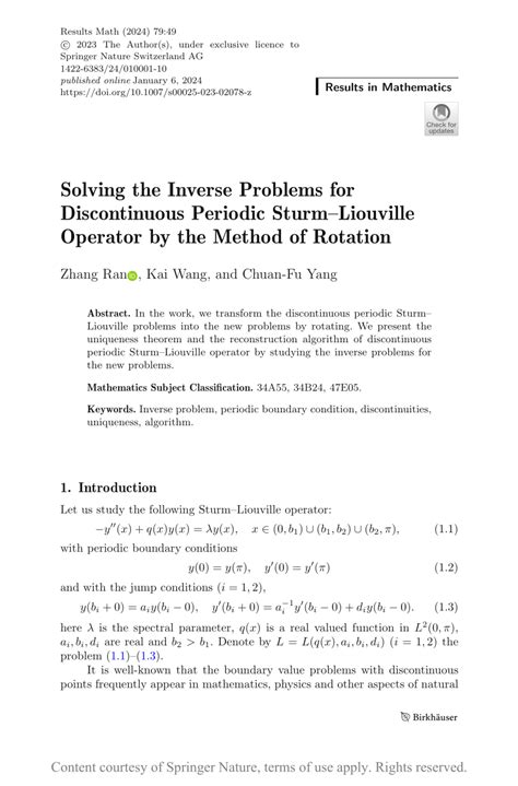 Solving The Inverse Problems For Discontinuous Periodic Sturmliouville Operator By The Method