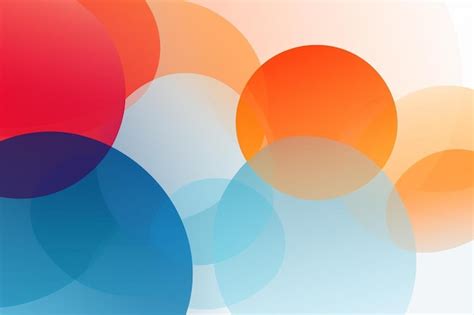 Premium Ai Image Vector Abstract Background Overlapping Circles Eps