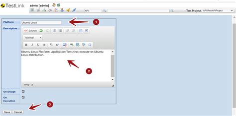 Create New Platform In Testlink Testingdocs