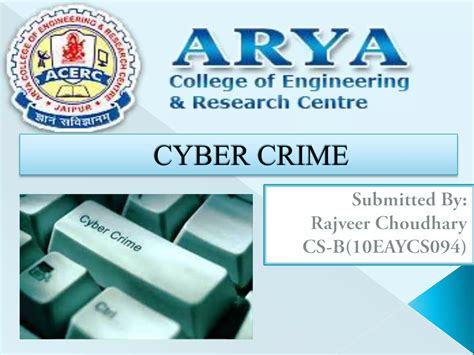 rajveer choudhary cyber crime presentation pptx