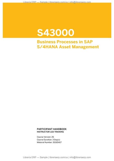 Customizing In Sap S 4hana Asset Management Pdf