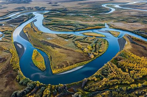 Analyzing River Meandering Patterns Ar Generative Ai Premium Ai