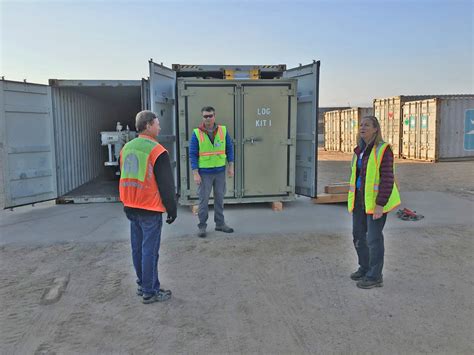 Unloading Containers NASA Airborne Science Program