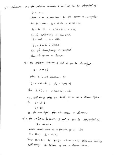 Linear System Theory Pdf