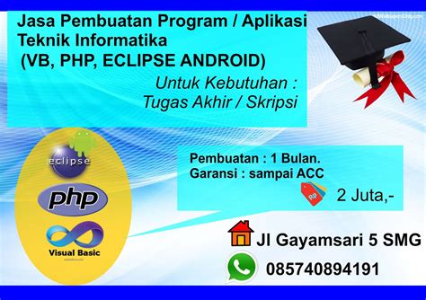 Jasa Programmer Semarang Jasa Pembuatan Program Aplikasi Jasa Programmer Semarang Jasa Pembuatan Program Aplikasi