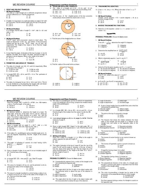Trigonometry Final Edited Pdf Triangle Trigonometric Functions