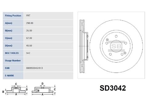 Диск тормозной Sangsin SD3042 - купить по низкой цене в интернет ...