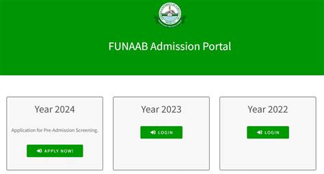 Courses Offered in FUNAAB 2025/2026 | Full List - SchoolPursuit