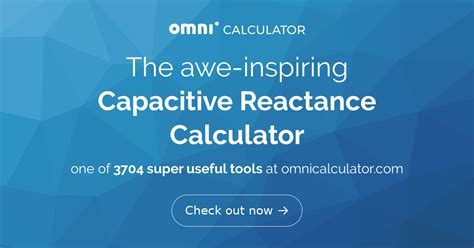 Capacitive Reactance Calculator