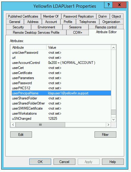 LDAP Authentication Configuration In Yellowfin System Configuration Community