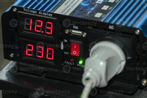 Voltage Display Device Shows Power Levels And Connection Status 53746906 Stock Photo At Vecteezy