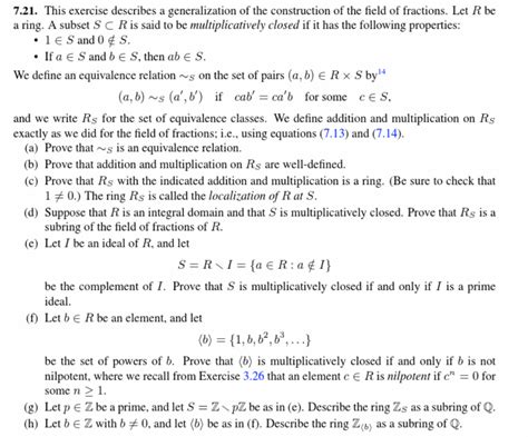 Solved This Exercise Describes A Generalization Of The Chegg
