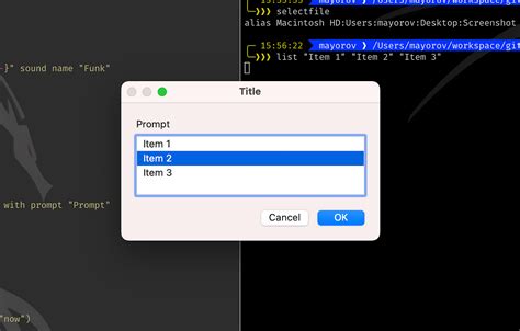 Make Gui In Macos Terminal How Make Cli Apps With Gui On Macos By