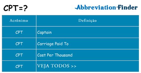O Que Significa Cpt