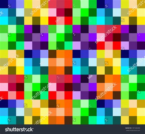 Abstract Colorful Square Pattern Background Stock Illustration 181546400 Shutterstock