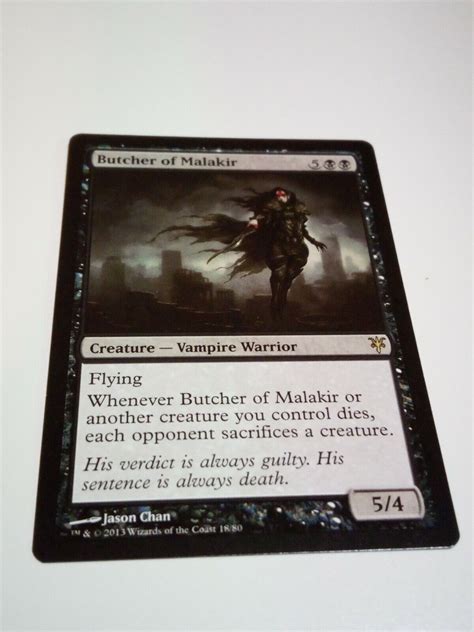 Butcher Of Malakir Mtg Duel Decks Sorin Vs Tibalt Magic The Gathering