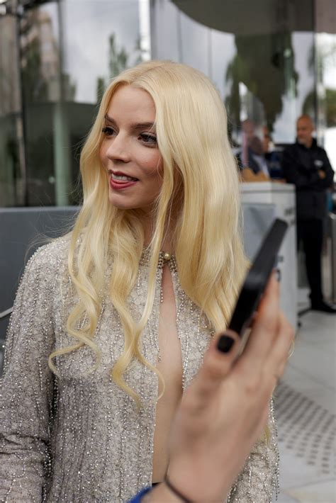 Anya Taylor Joy Braless Beauty Cannes Hot Celebs Home