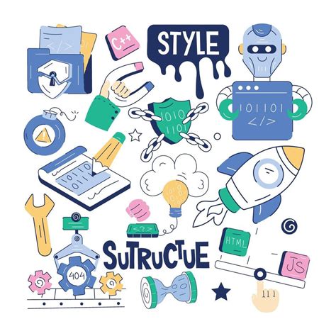 Web Programming Seamless Pattern With Coding And Development Elements 40979779 Vector Art At