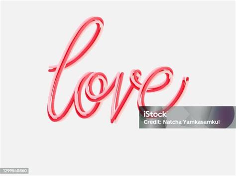 사랑 흰색 배경에 고립 된 손으로 쓴 글자 포스터 소셜 네트워크 배너 카드에 대한 벡터 템플릿 개념에 대한 스톡 벡터 아트 및 기타 이미지 Istock