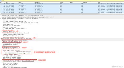 wireshark 分析理解DHCP流程_wireshark dhcp-CSDN博客
