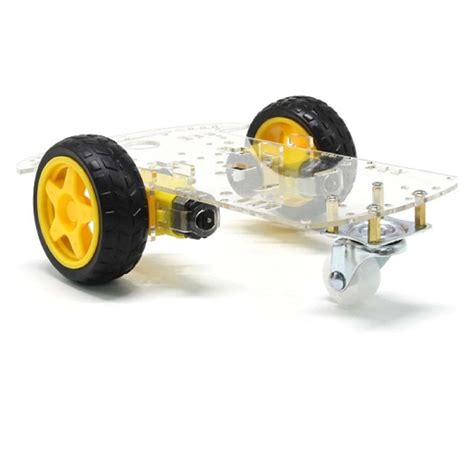 Kit Chasis Carro Proyecto Estudiantil Arduino 3 Llantas Electronica Siec