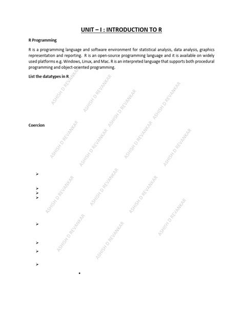 r notes pdf control flow data type