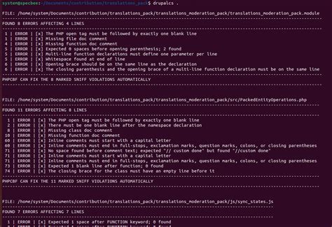 Fix The Issues Reported By Phpcs Drupal Org