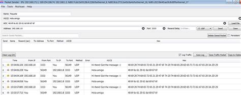 ESP With UDP Send Receive Text Chat Mobile Mobile UDP Testing Extension UDP By Ullis