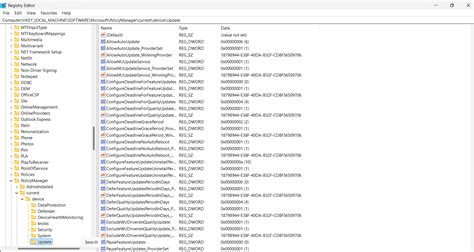 Windows Update Registry Settings Identify And Manage Updates Patch My Pc