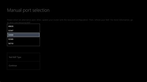 Manual Port Selection Xbox One