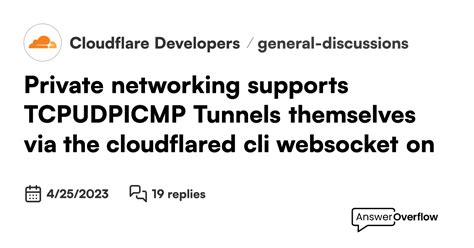 Private Networking Supports Tcpudpicmp Tunnels Themselves Via The