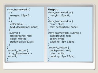 LESS CSS Preprocessor PPT