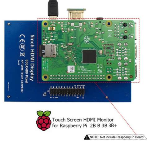 Elecrow HDMI Raspberry Pi Display Features Backlight Control A Resistive Touch Panel