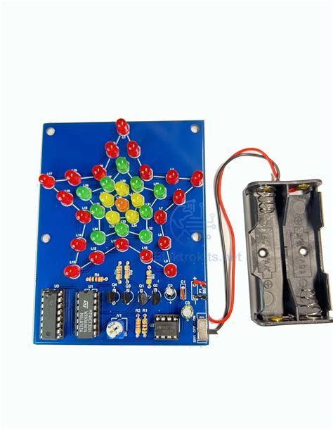 Flashing Led Star Learn To Solder Kit Elektrokits