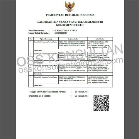 NIB IZIN USAHA OSS RBA Lazada Indonesia