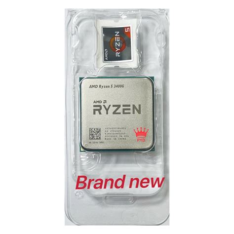 Amd Ryzen 5 3400g R5 3400g 3 7 Ghz Quad Core Eight Thread 65w Cpu Processor L3 4m Yd3400c5m4mfh