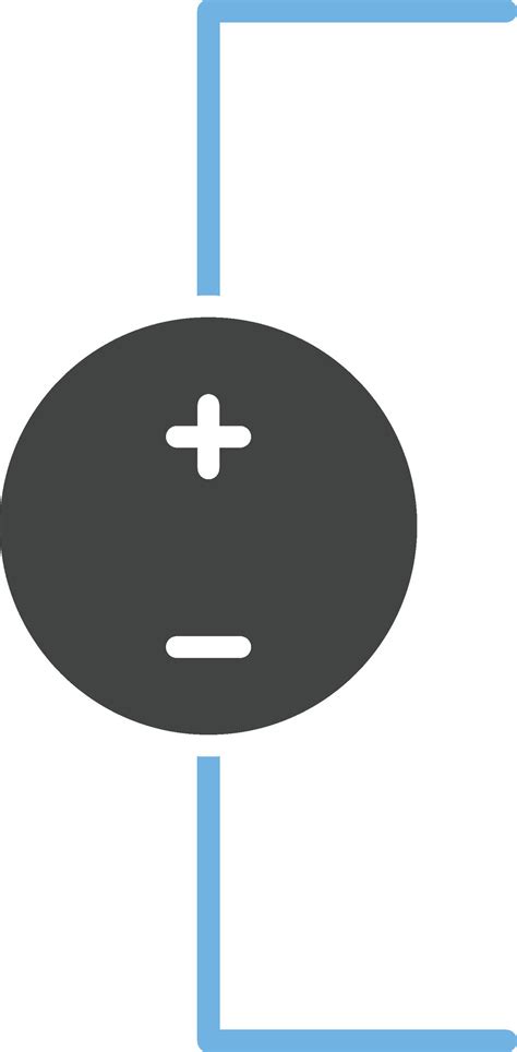 Dc Voltage Source Icon Vector Image 36318870 Vector Art At Vecteezy