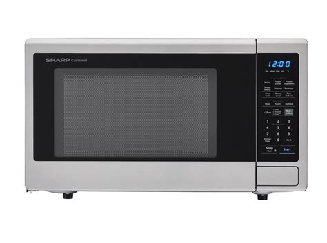 2 2 Cu Ft 1200w Stainless Steel Countertop Microwave Oven Smc2242ds By Sharp
