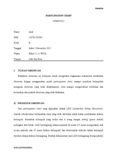 Participation Charts Pdf