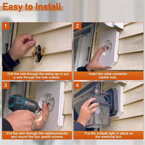 8141dbl Siding Mounting Kit Vinyl Siding Mounting Blocks Outdoor Light Mounting Block With