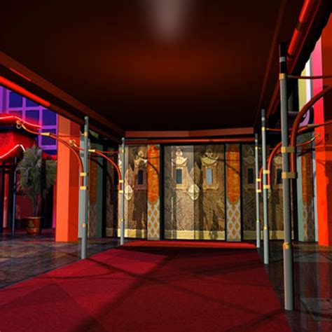 3dsmax Chinese Movie Theater Hollywood