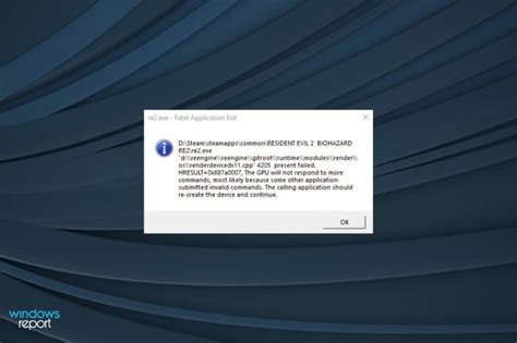 Resident Evil 7 Fatal Application Exit How To Fix It