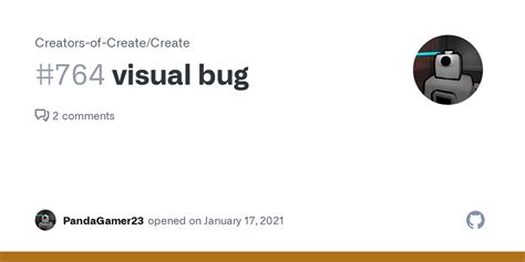 Visual Bug · Issue 764 · Creators Of Createcreate · Github