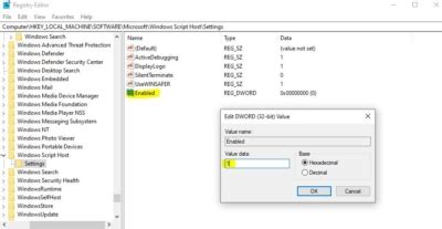 Enable Windows Script Host Access In Windows Technoresult