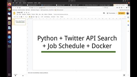 Tutorial Simple App Collecting Twitter Data Dengan Python Tweet Api