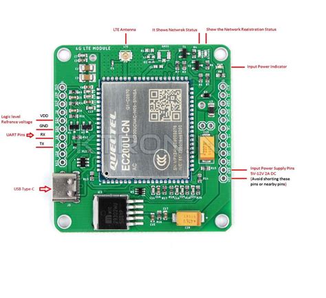 Buy Ec U Cn G G Lte Development Board Quectel Without Gnss Ktron India