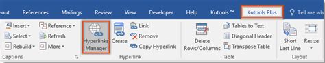 Quickly List All Hyperlinks Remove All Hyperlinks And Manage All Hyperlinks In Word