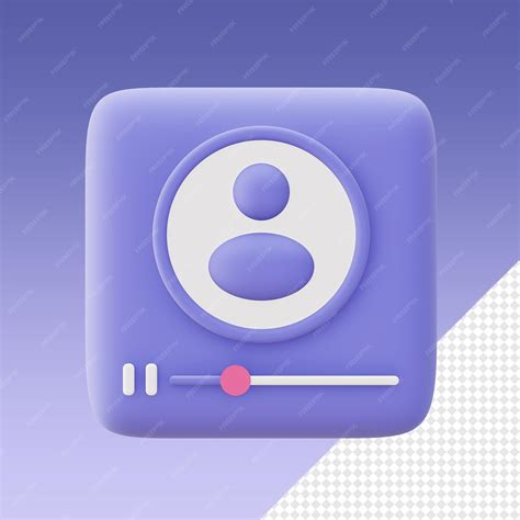 Ui Ux 웹 모바일 앱 소셜 미디어 디자인을 위한 3d 렌더링 라이브 스트리밍 뮤직 비디오 아이콘 템플릿 프리미엄 Psd 파일